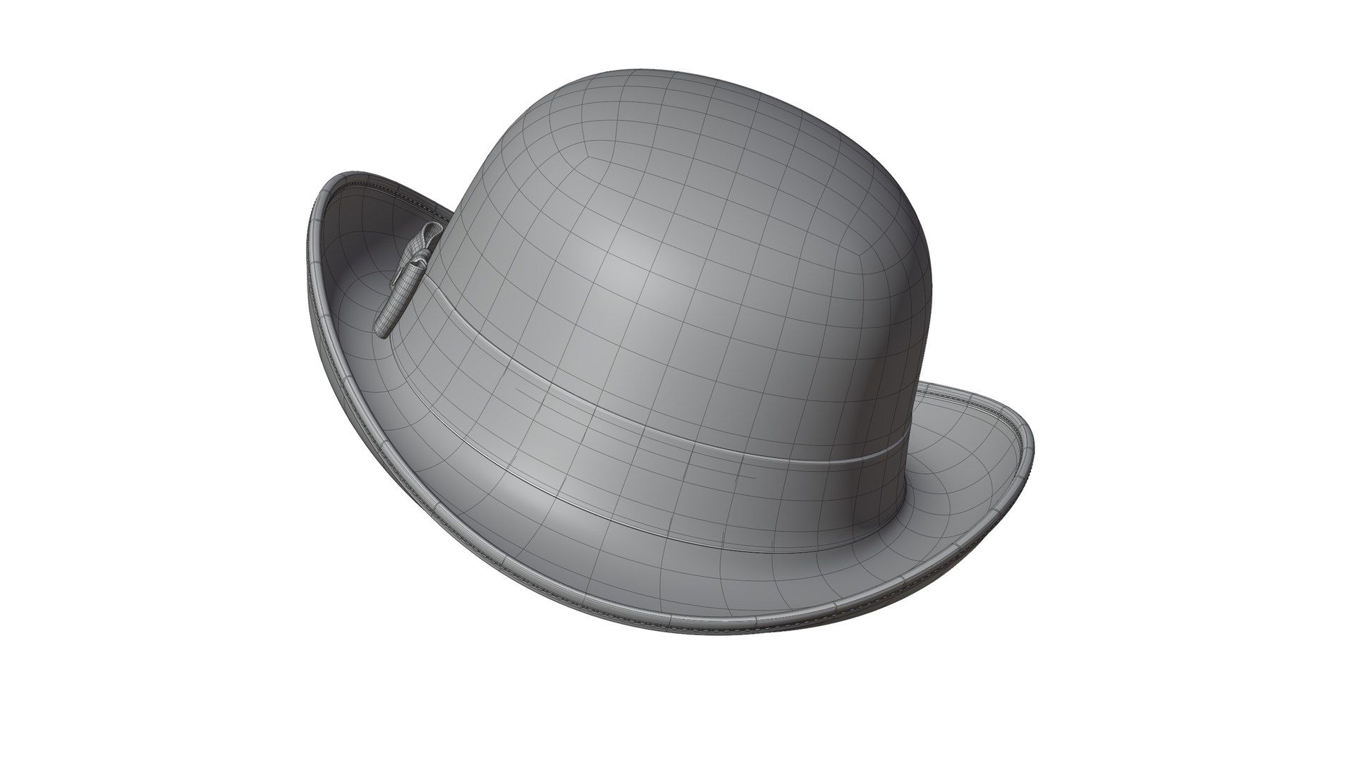 3D Model Bowler Hat - TurboSquid 2000203