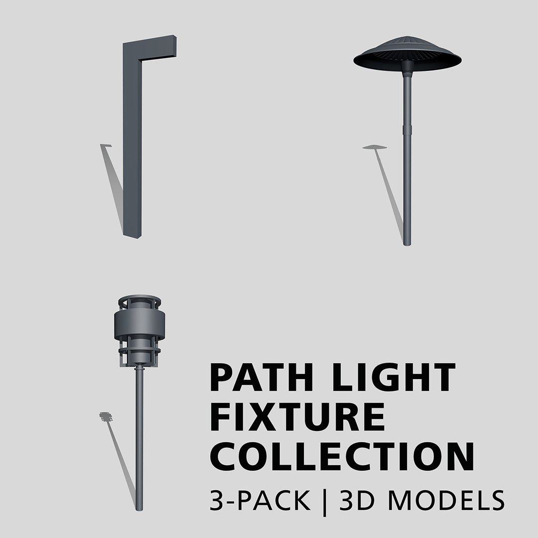 3D path light fixture - TurboSquid 1271289
