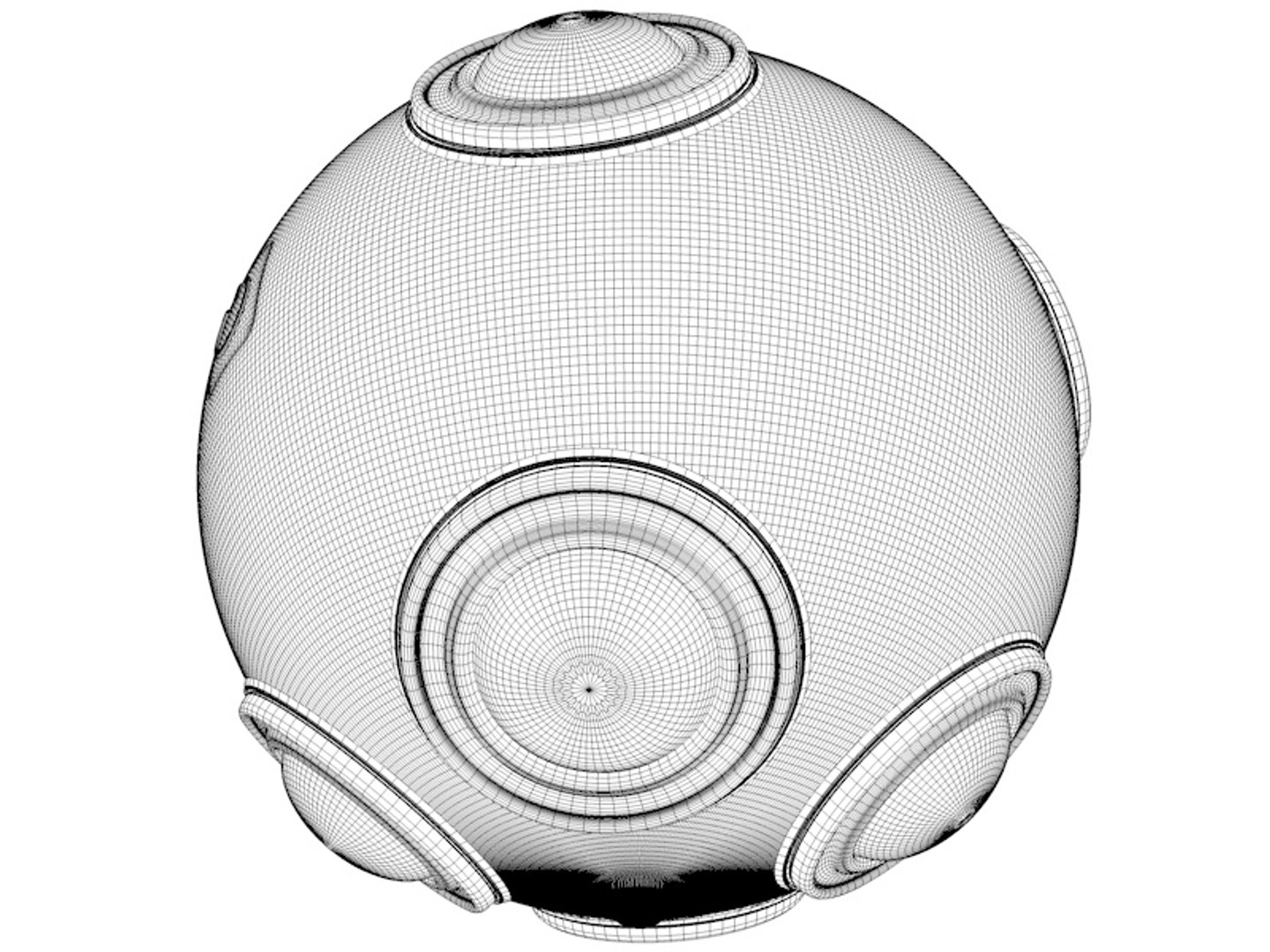 Vr 360 Camera 3d Model