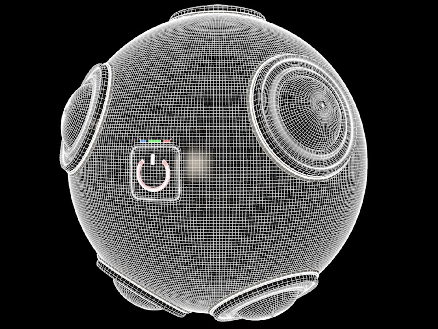 Vr 360 Camera 3d Model