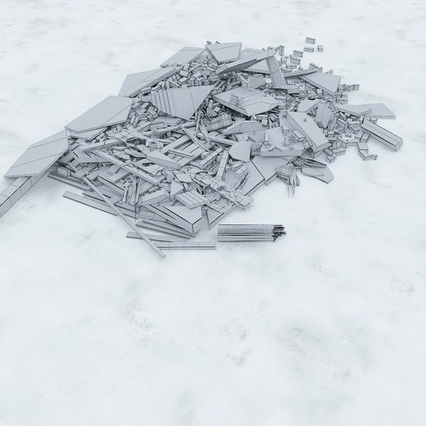 3d construction debris 1