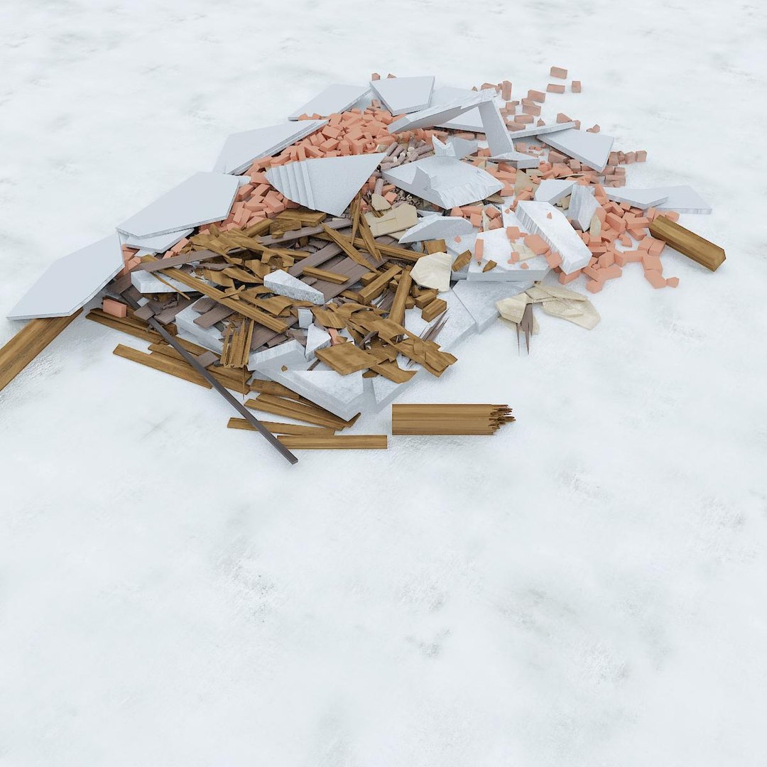 3d Construction Debris 1