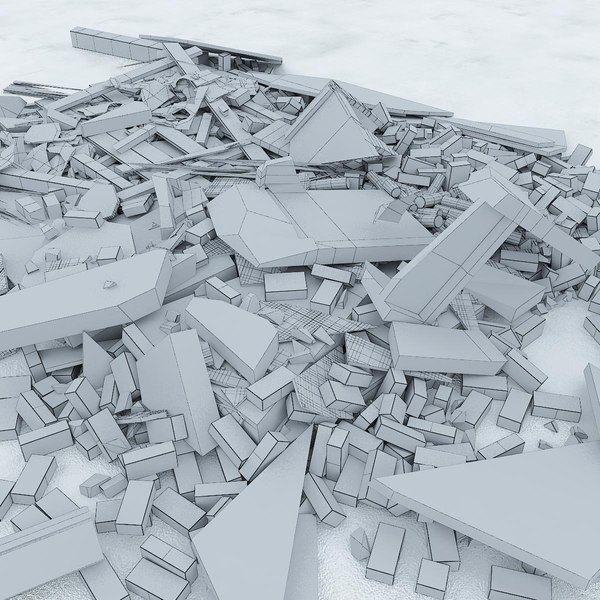 3d construction debris 1