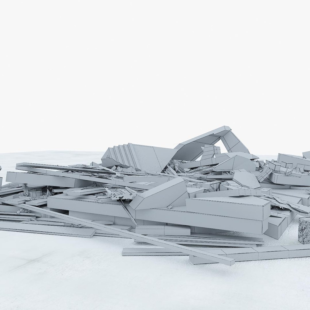 3d Construction Debris 1