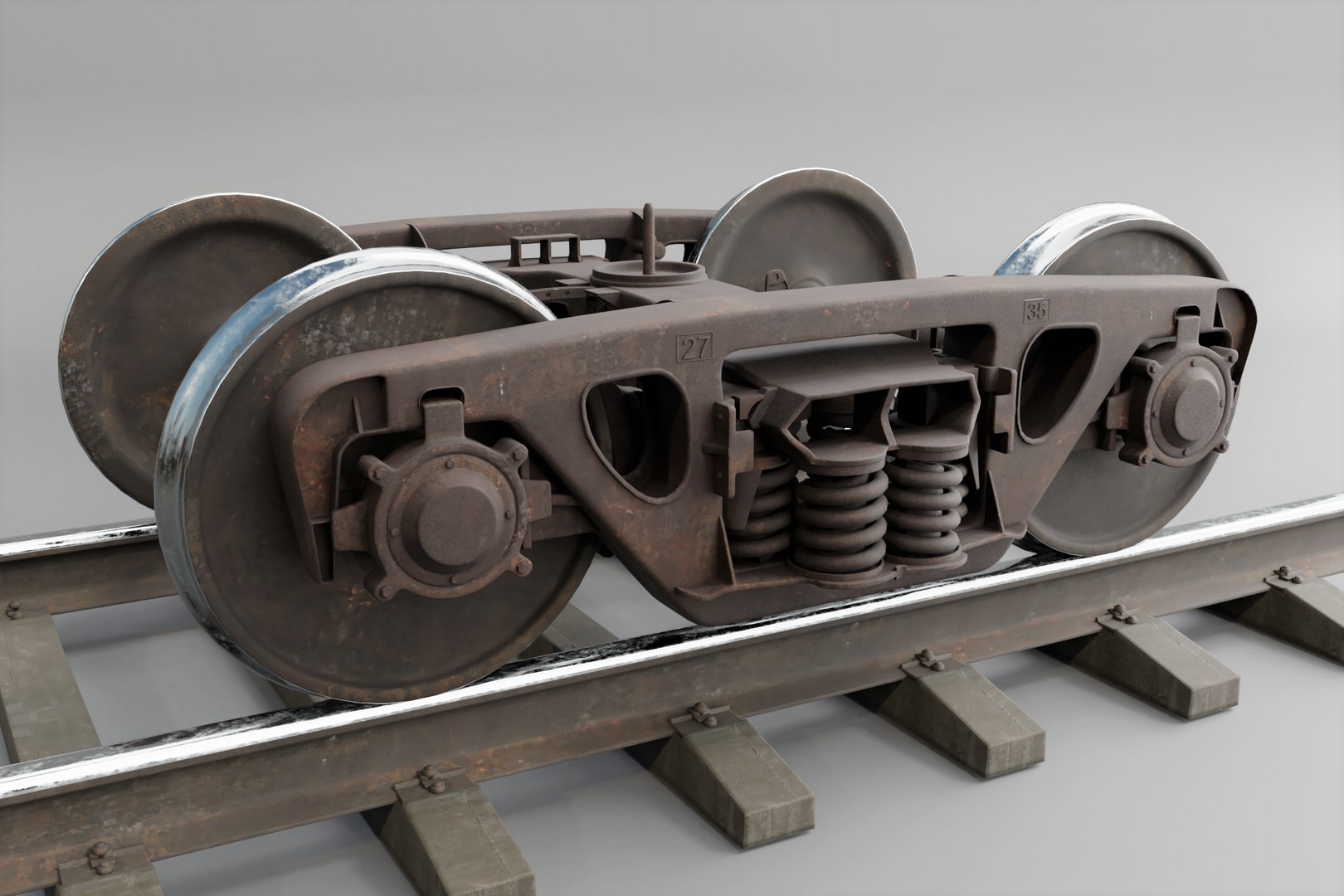 Bogie ready 3D model - TurboSquid 1594397
