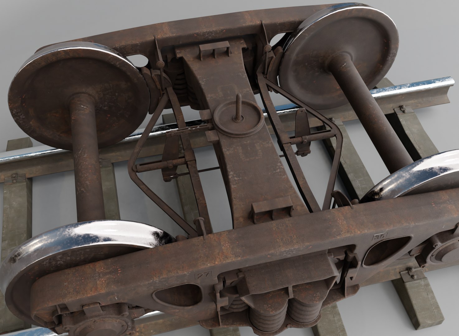 Bogie ready 3D model - TurboSquid 1594397