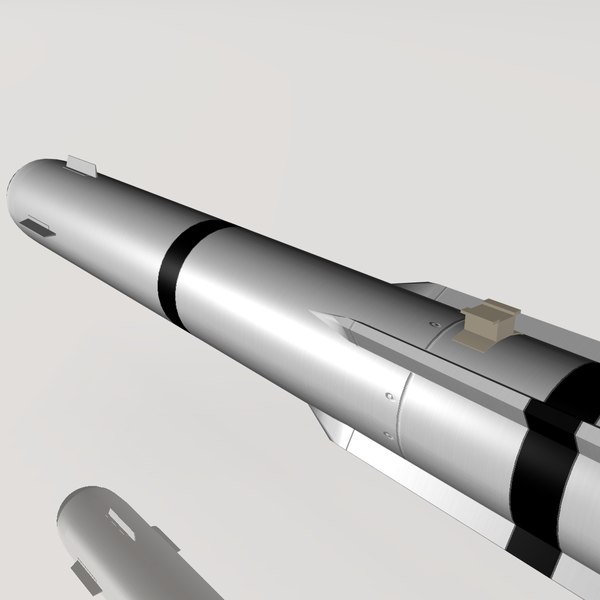 3d model of a-darter air-to-air missile launch