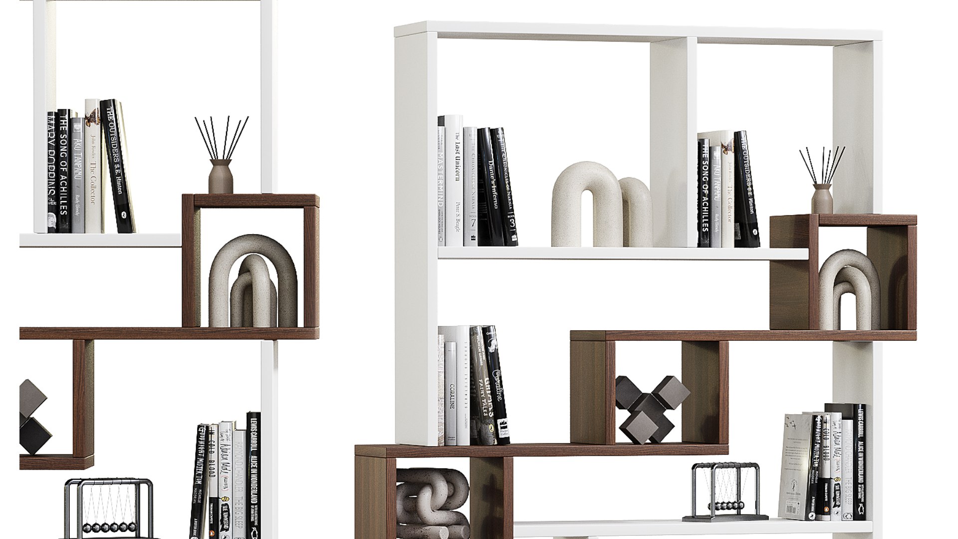 3D Model Bookcase 009 - TurboSquid 2203121
