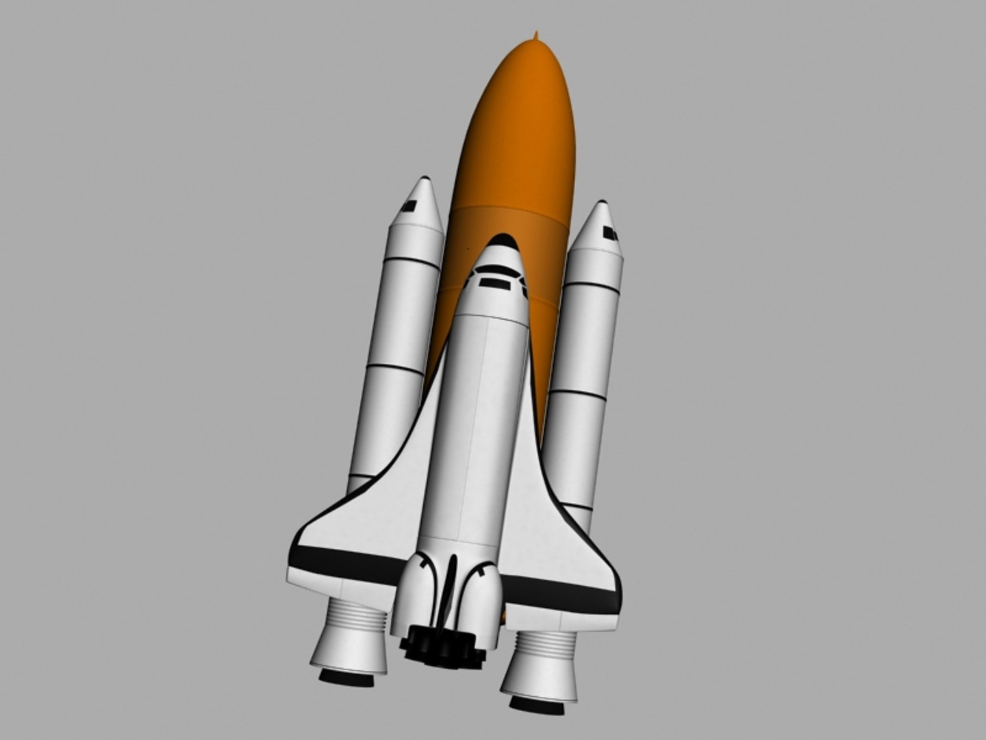 3d Nasa Space Shuttle Rockets