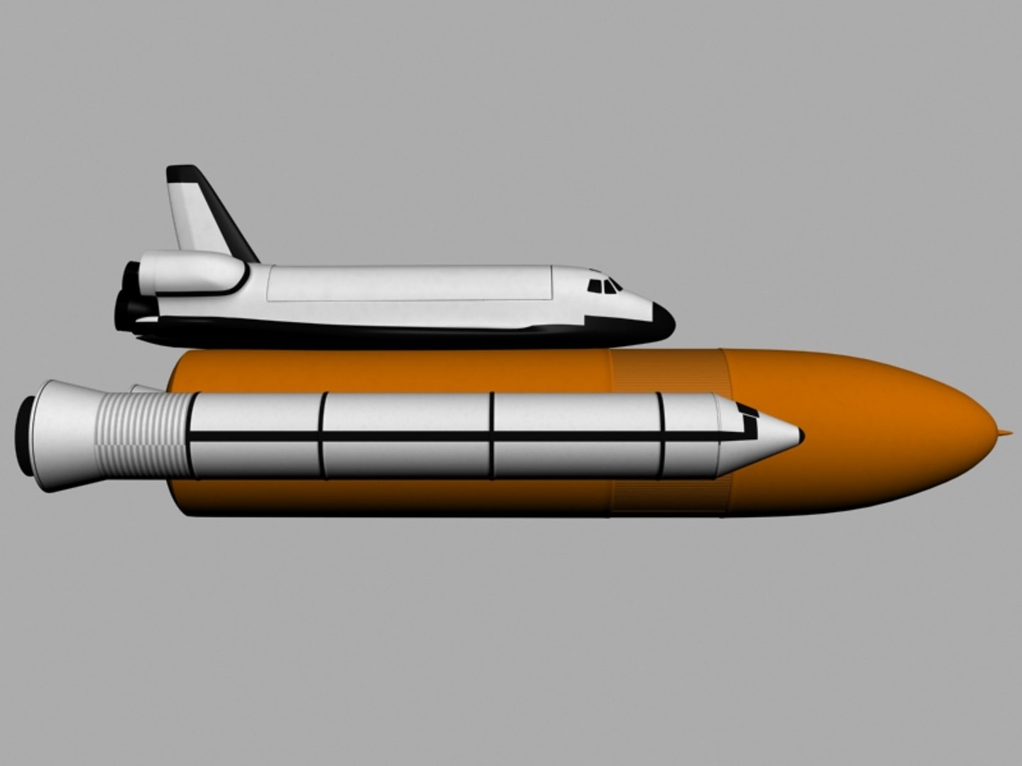 3d Nasa Space Shuttle Rockets