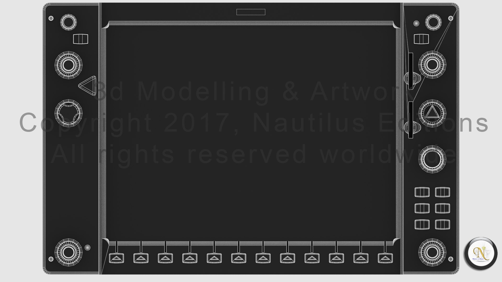 G1000 Garmin Glass Panel 3D Model - TurboSquid 1154552