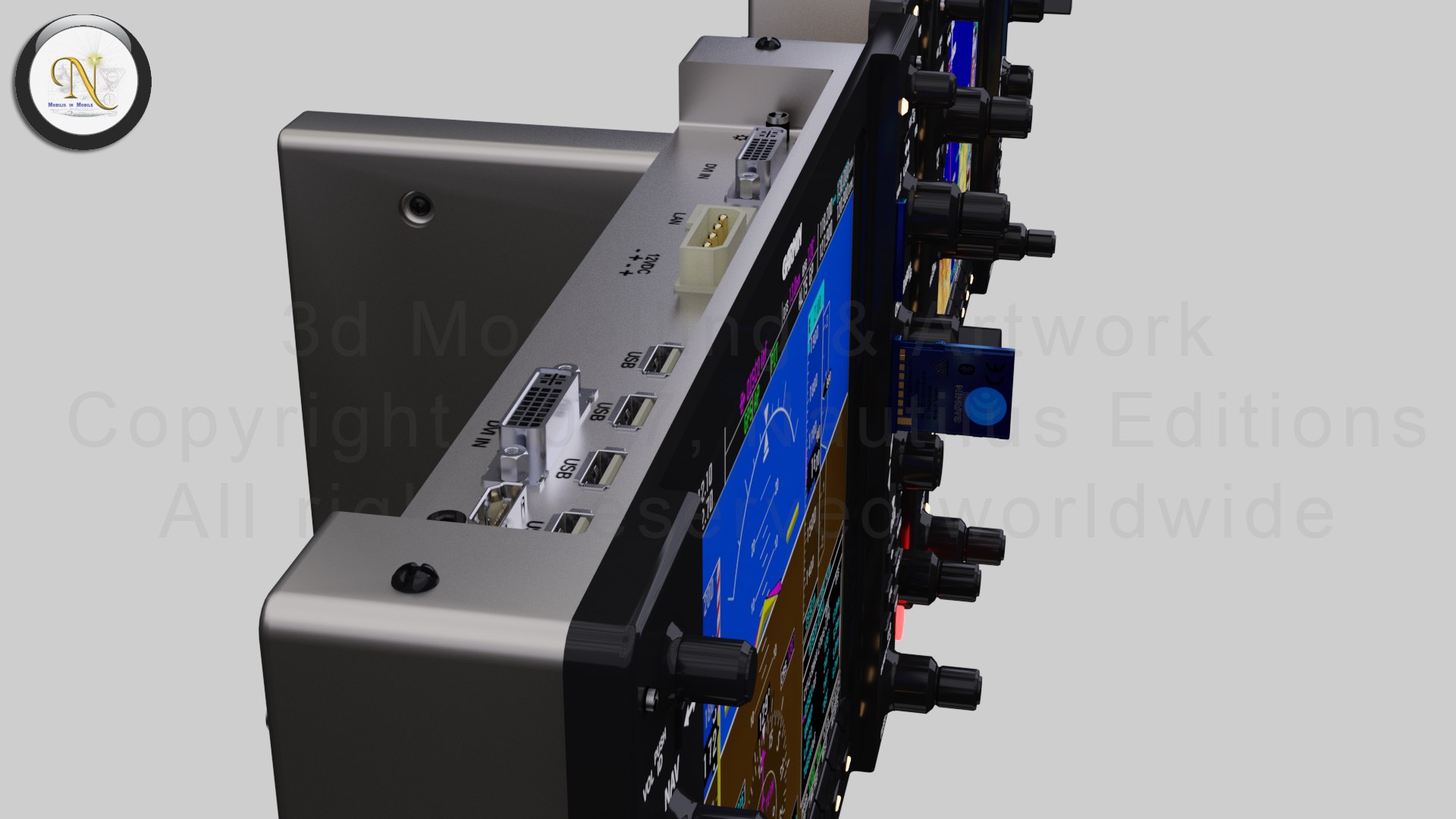 G1000 Garmin Glass Panel 3D Model - TurboSquid 1154552