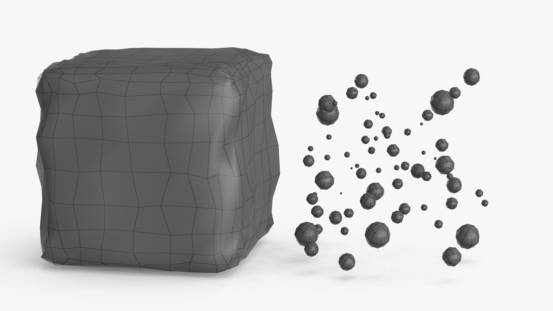 3D Model Ice Cube Set - TurboSquid 2163686