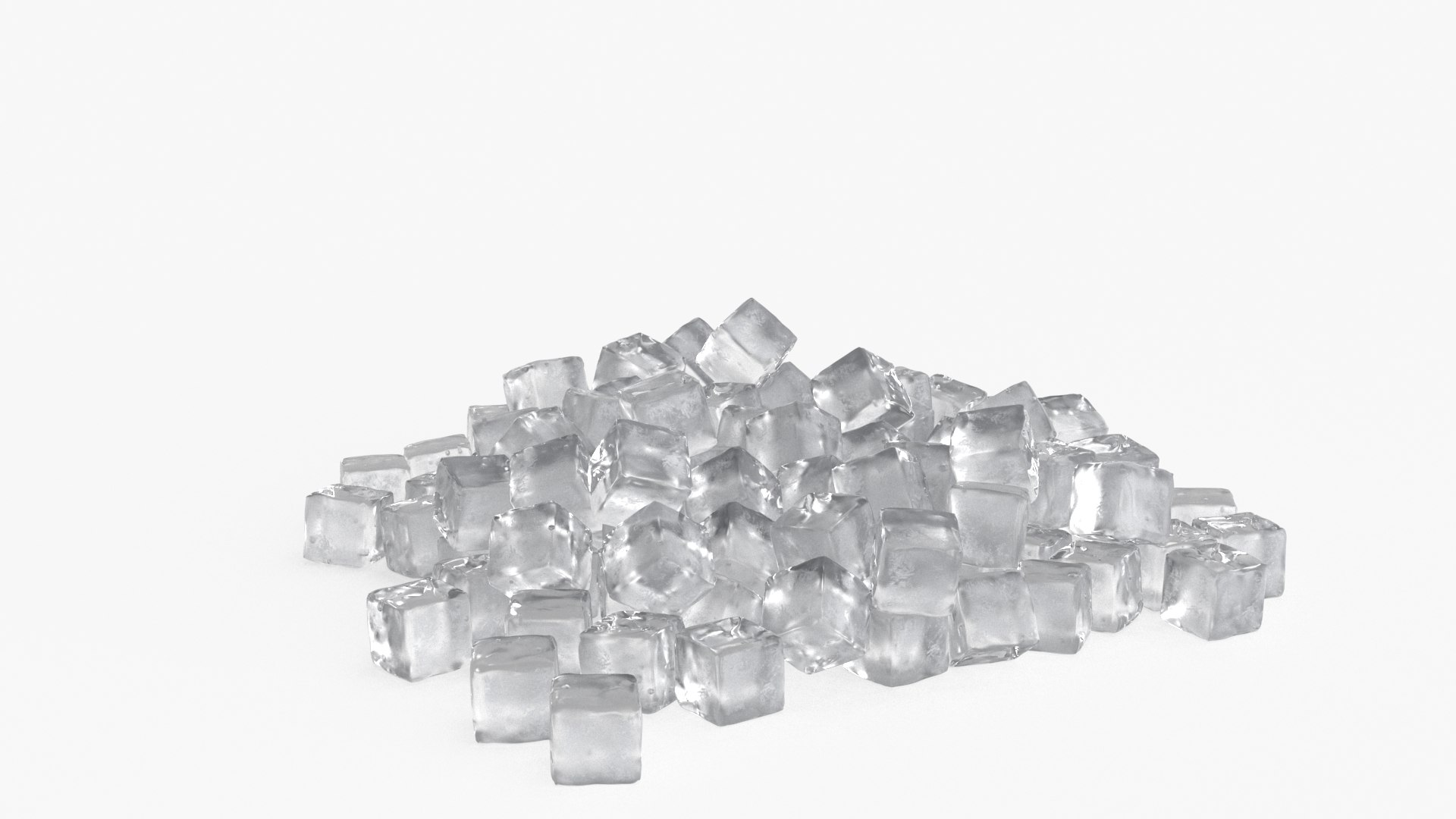 3D Model Ice Cube Set - TurboSquid 2163686