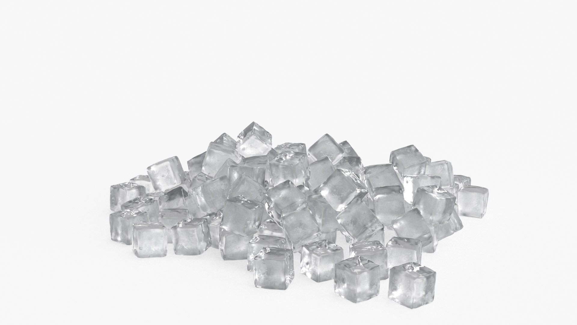 3D Model Ice Cube Set - TurboSquid 2163686