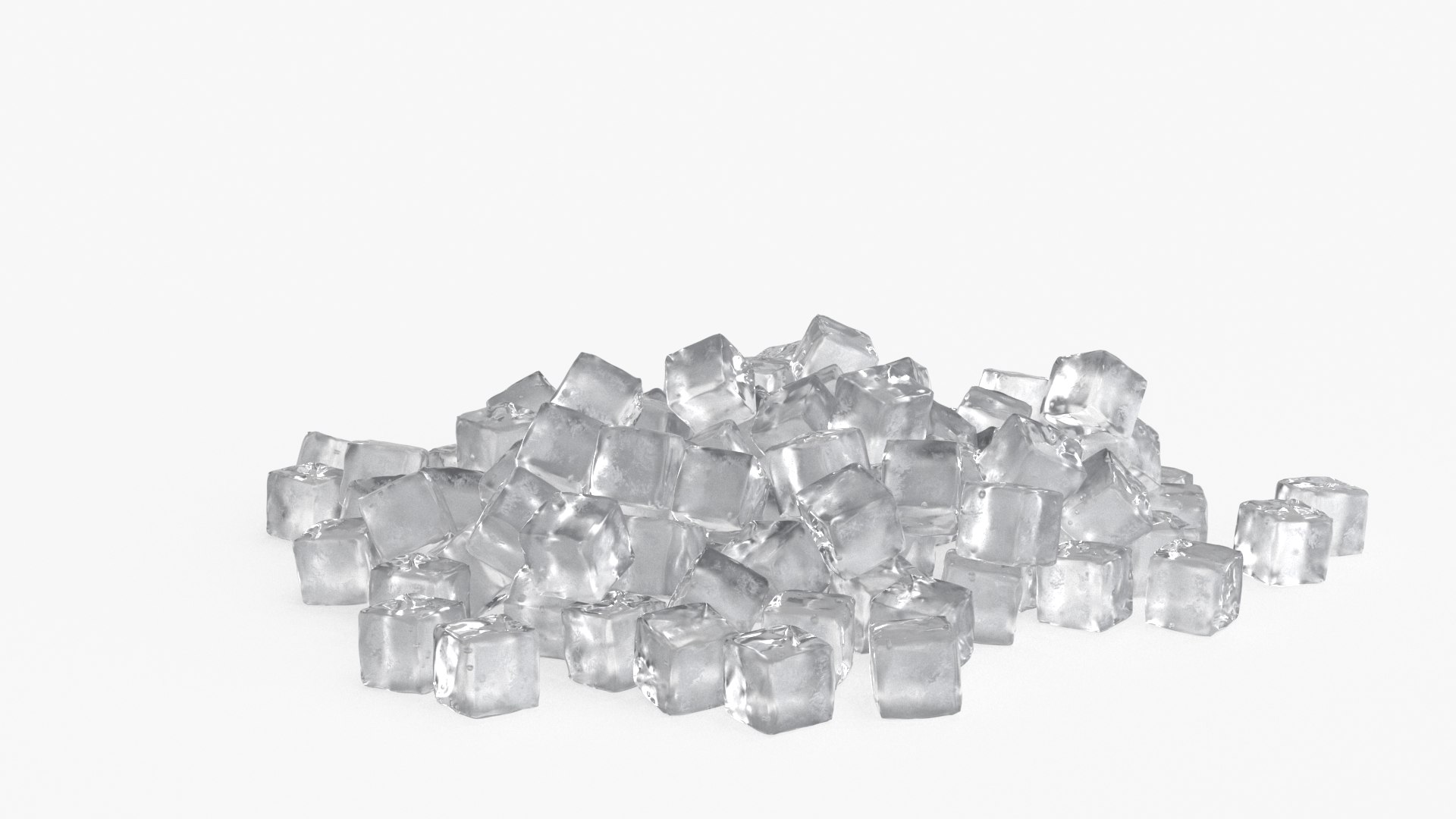 3D Model Ice Cube Set - TurboSquid 2163686