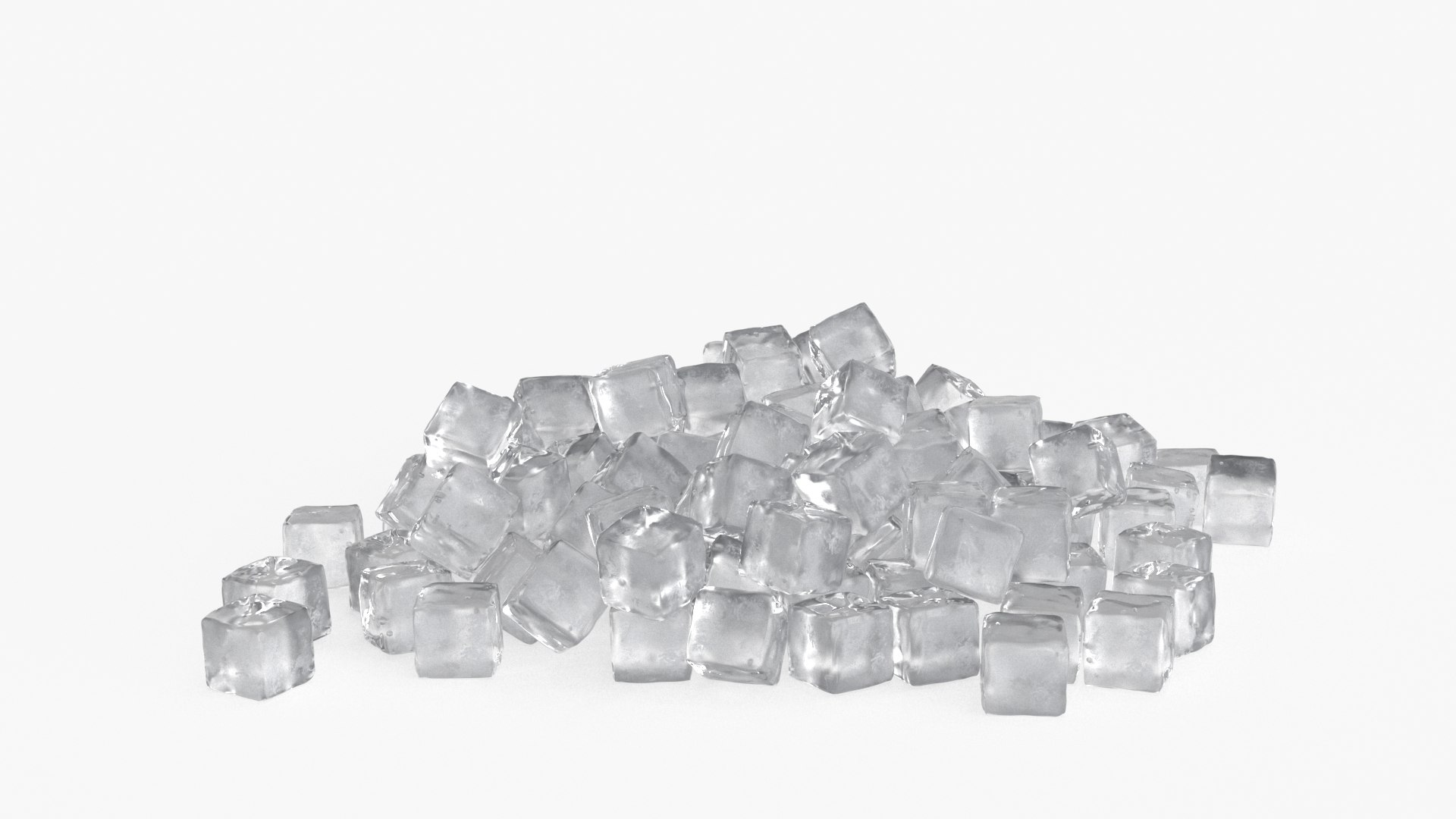 3D Model Ice Cube Set - TurboSquid 2163686