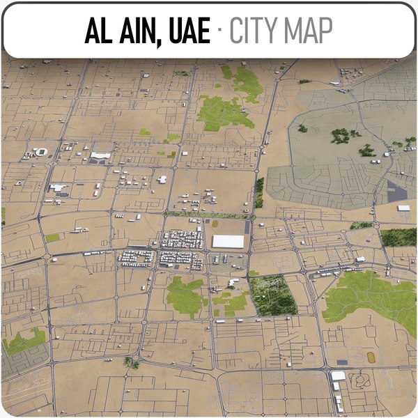 3D al ain surrounding - model - TurboSquid 1483208