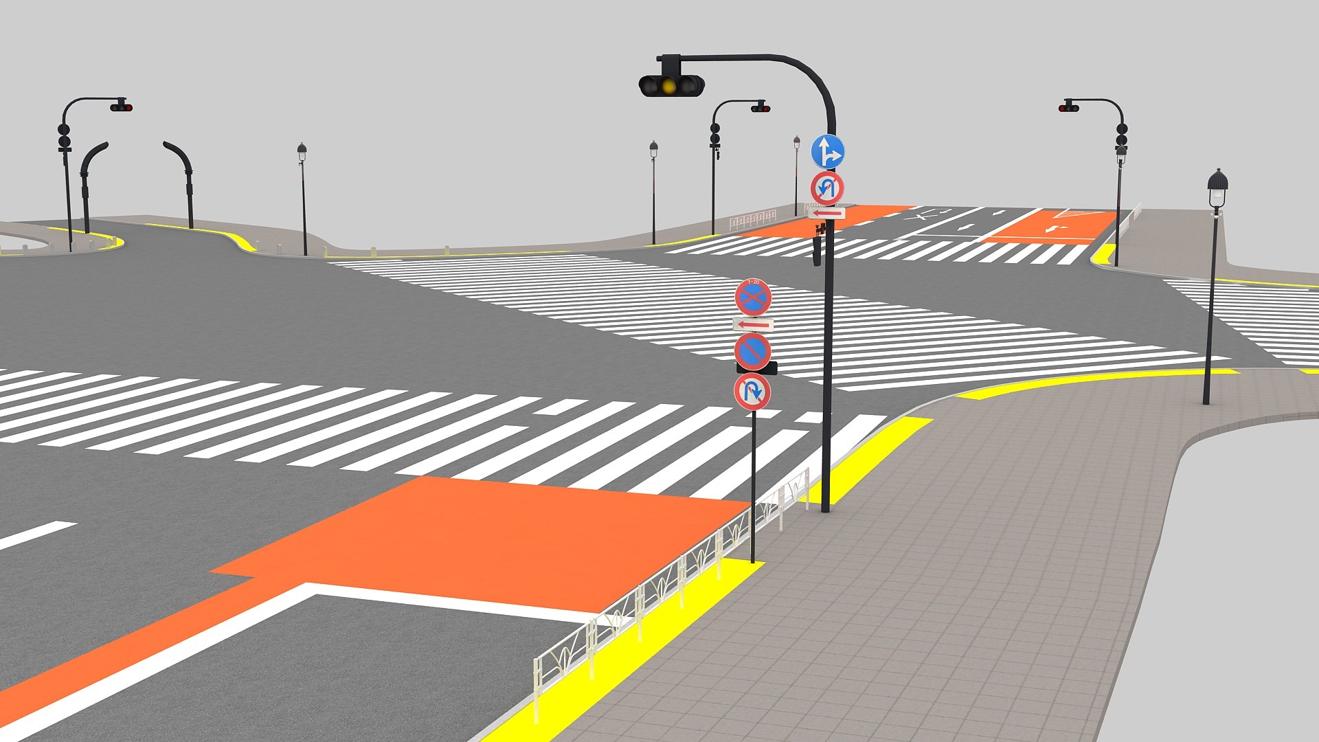 Shibuya Scramble Crossing Tokyo Japan Model - TurboSquid 2037060