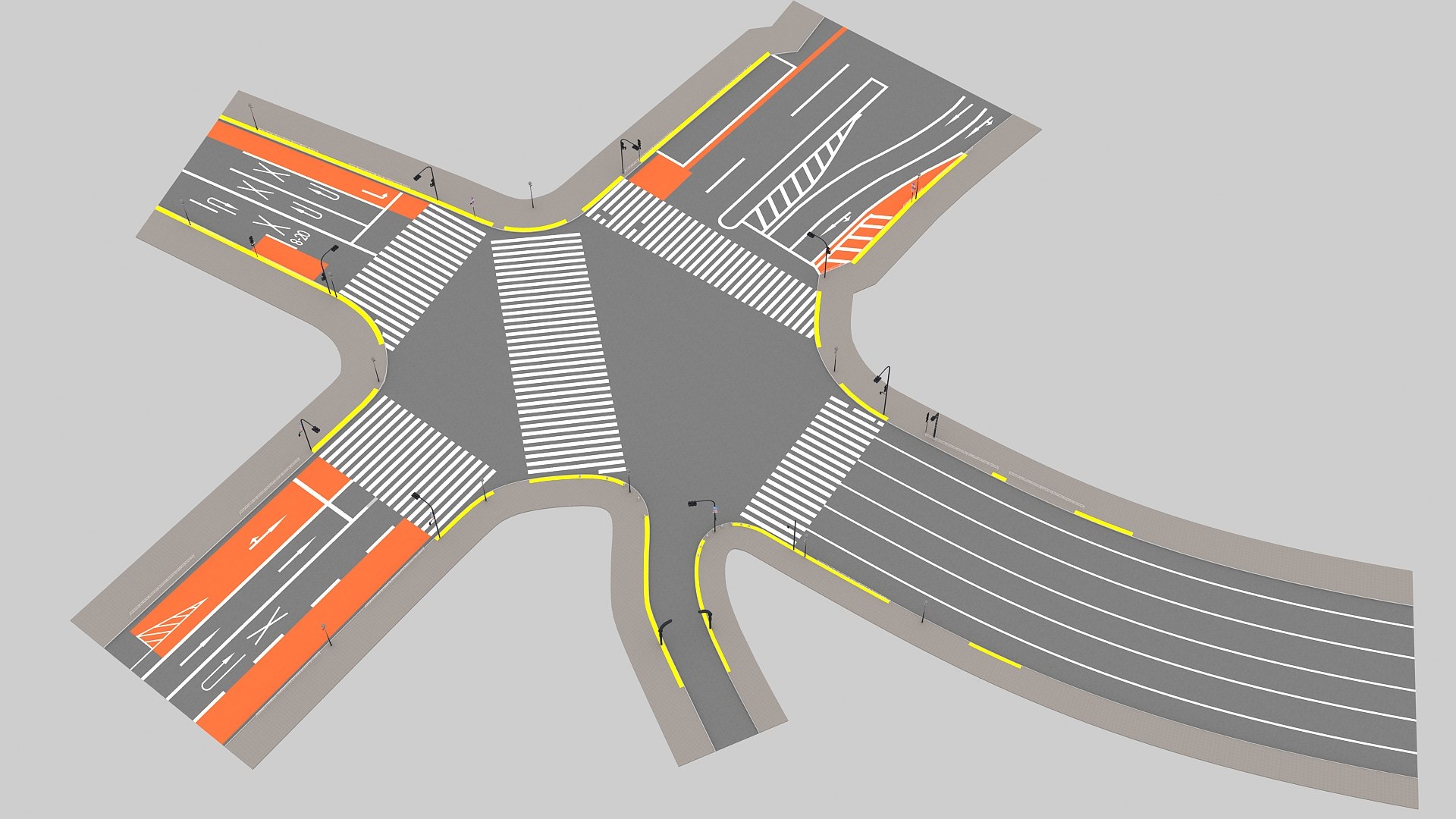 Shibuya Scramble Crossing Tokyo Japan model - TurboSquid 2037060