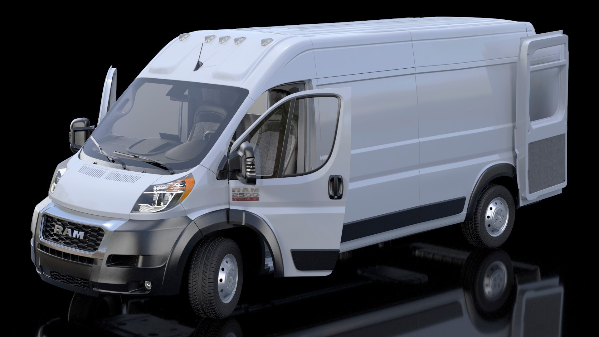 3D Medium Vans Rigged Collection 2 Model - TurboSquid 2519433