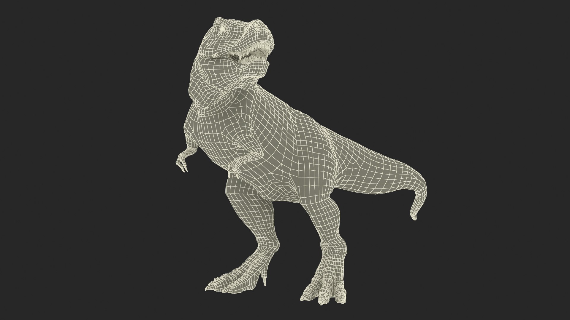Tyrannosaurus Rex Standing Pose 3D - TurboSquid 2382809