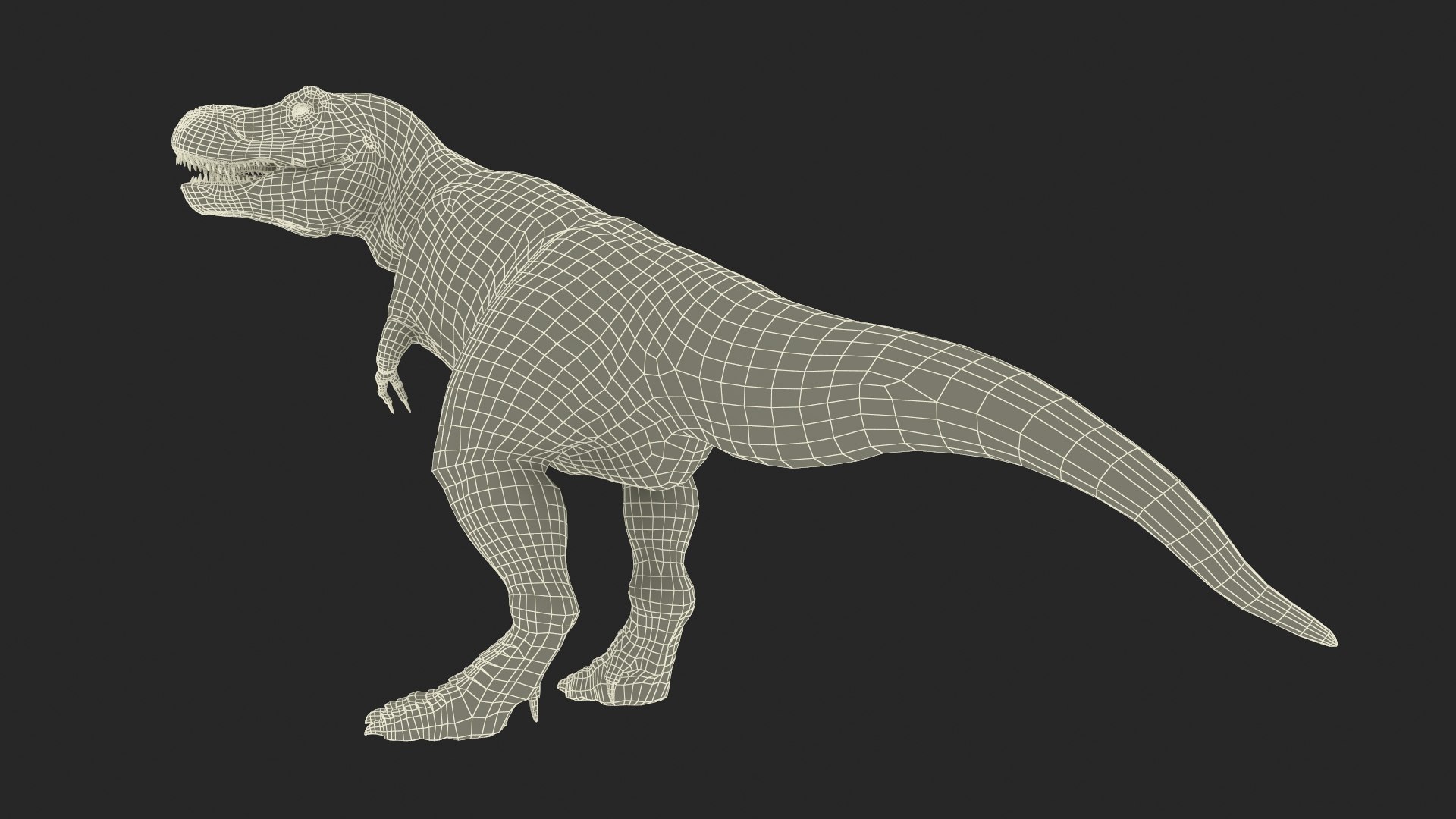 Tyrannosaurus Rex Standing Pose 3D - TurboSquid 2382809