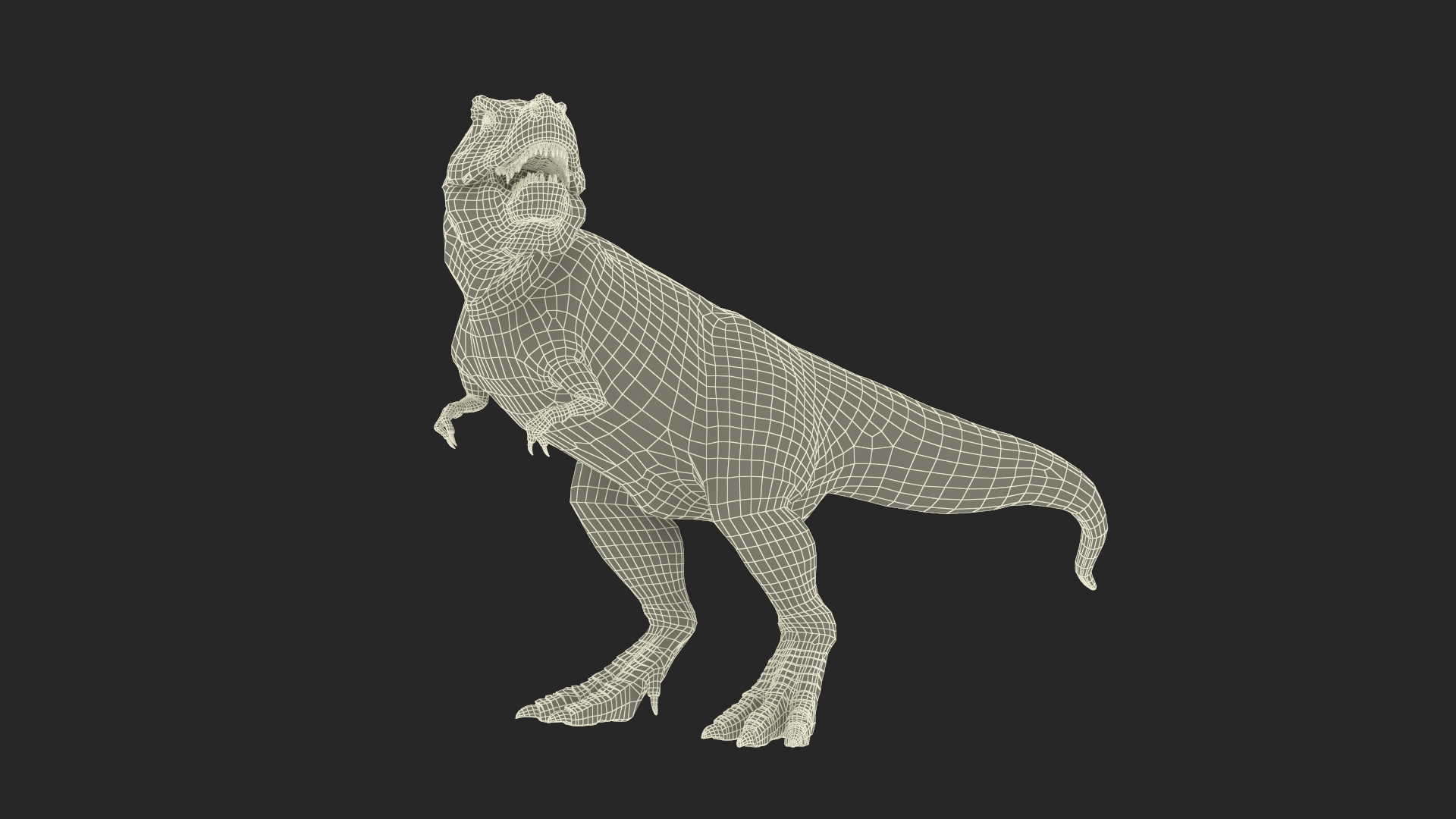 Tyrannosaurus Rex Standing Pose 3D - TurboSquid 2382809