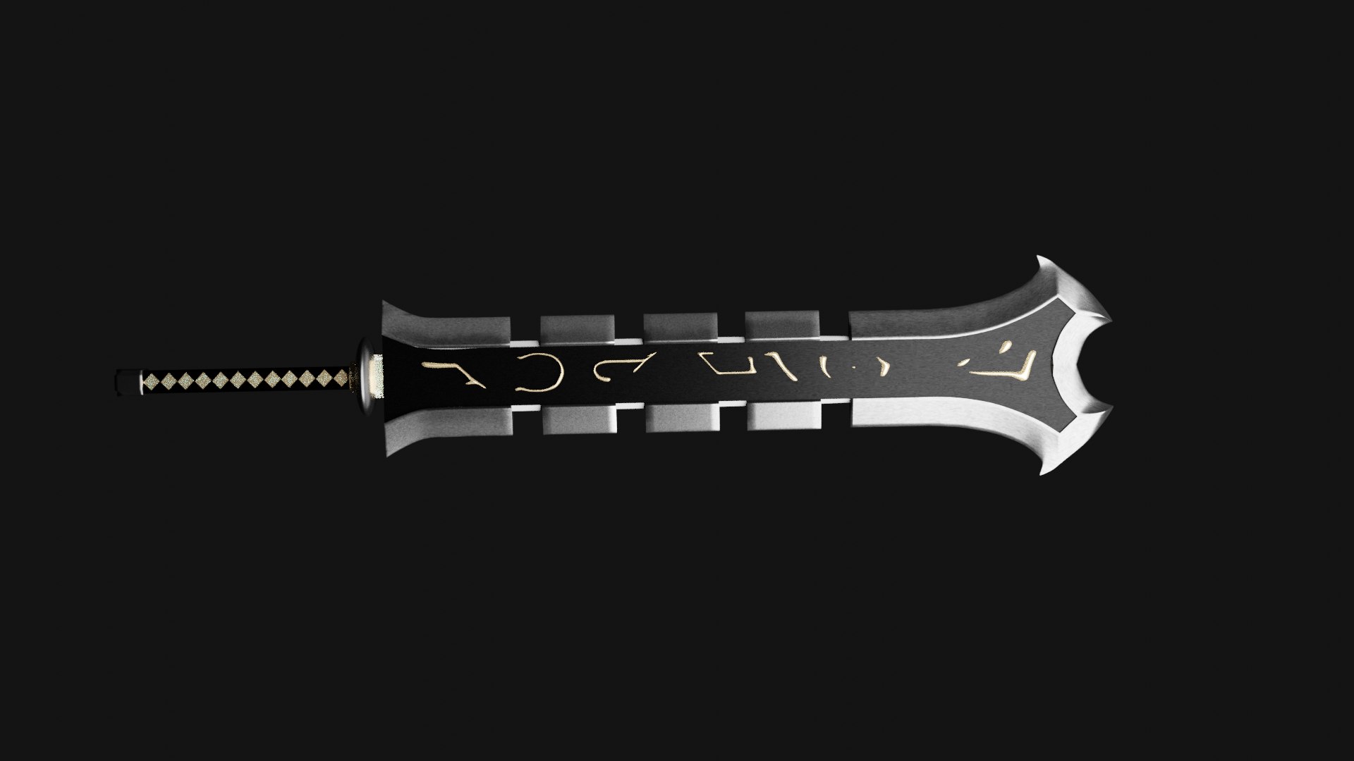 Runic Broad Sword 3D Model - TurboSquid 2007192