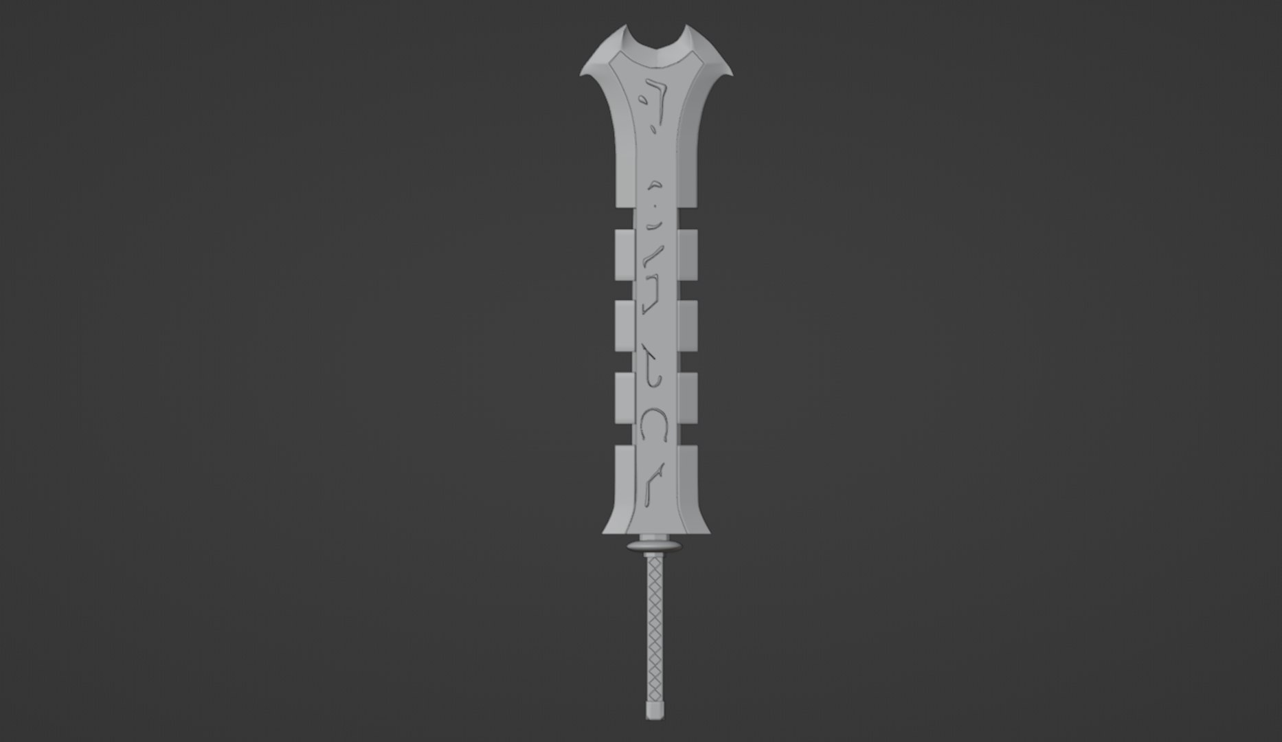 Runic Broad Sword 3D Model - TurboSquid 2007192