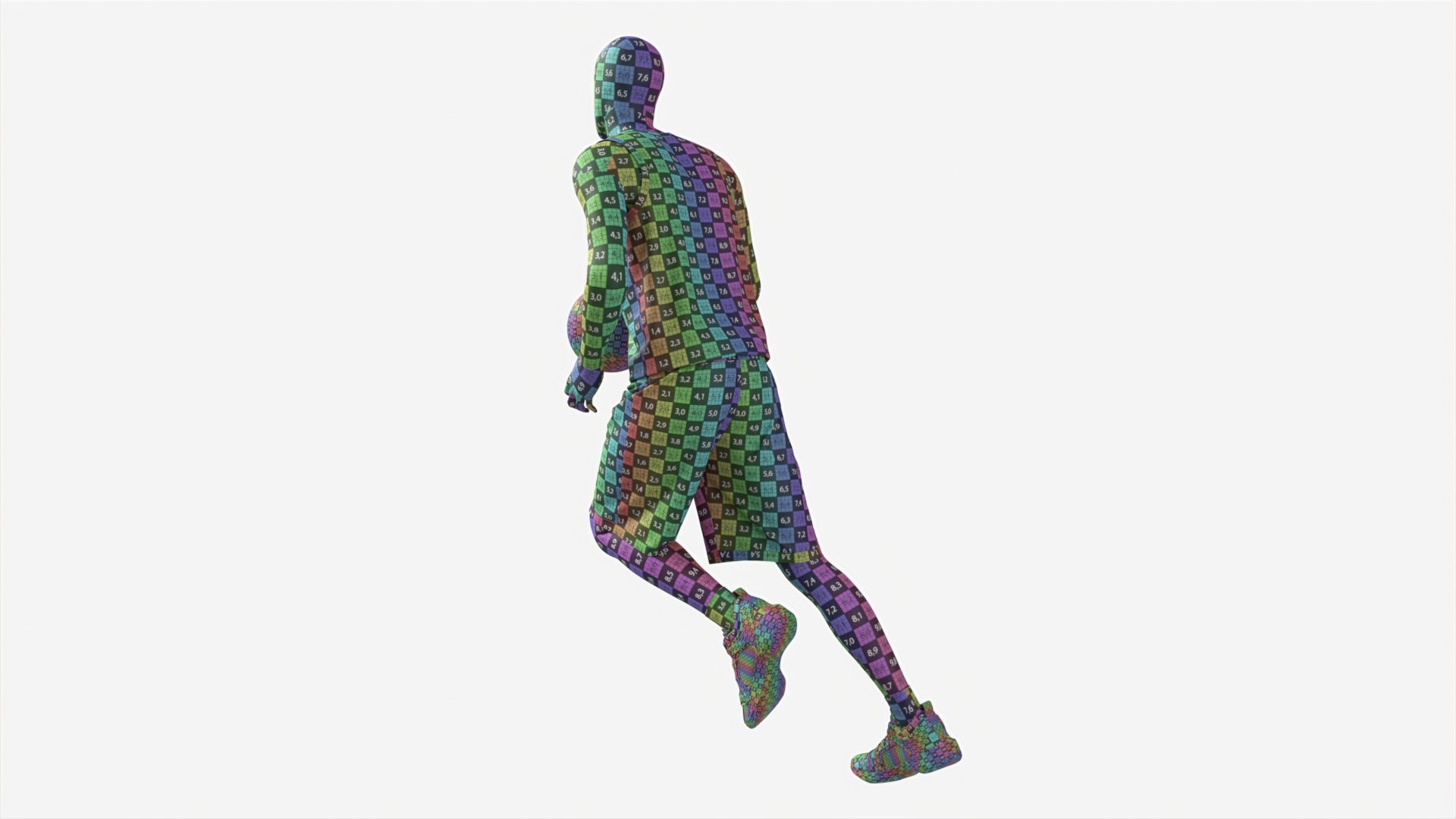 Male Mannequin In Basketball Uniform In Action 02 Model - TurboSquid ...