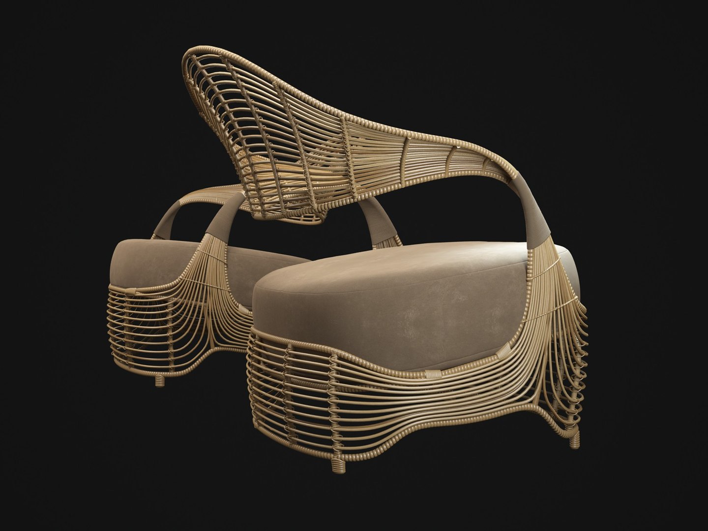 3d Manolo-easy-armchair Model