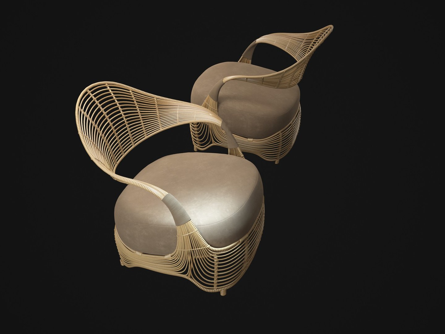 3d Manolo-easy-armchair Model