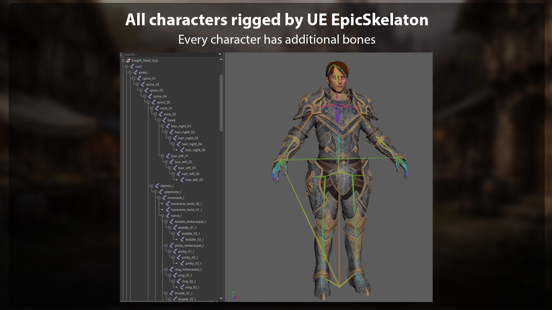 3D MMO Fighters - Knights - TurboSquid 2531678