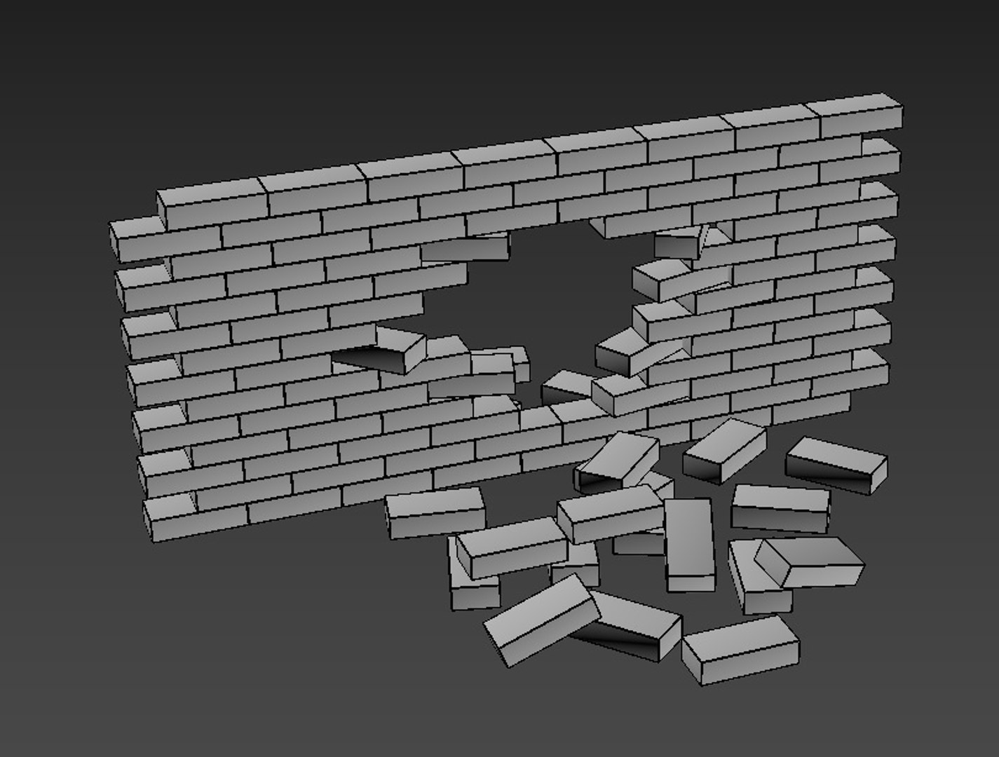 3D brick wall model - TurboSquid 1600848