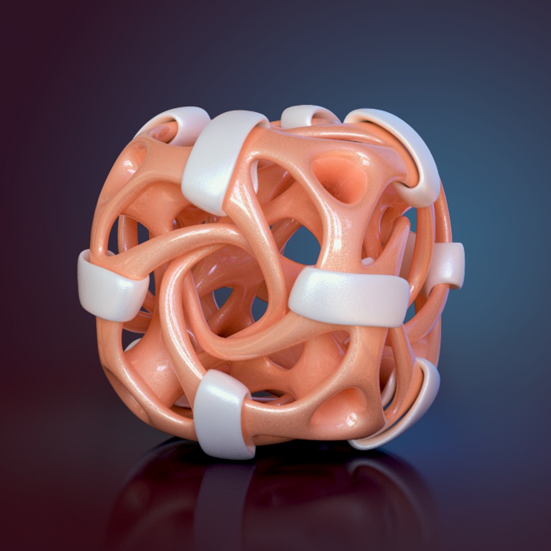 Abstract cube 3D model - TurboSquid 1507499