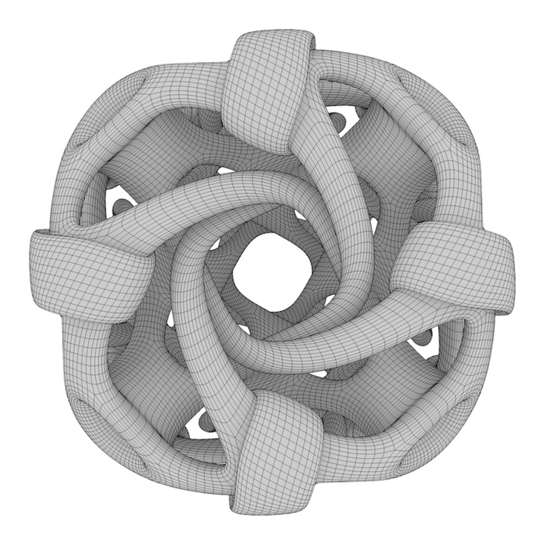 Abstract cube 3D model - TurboSquid 1507499