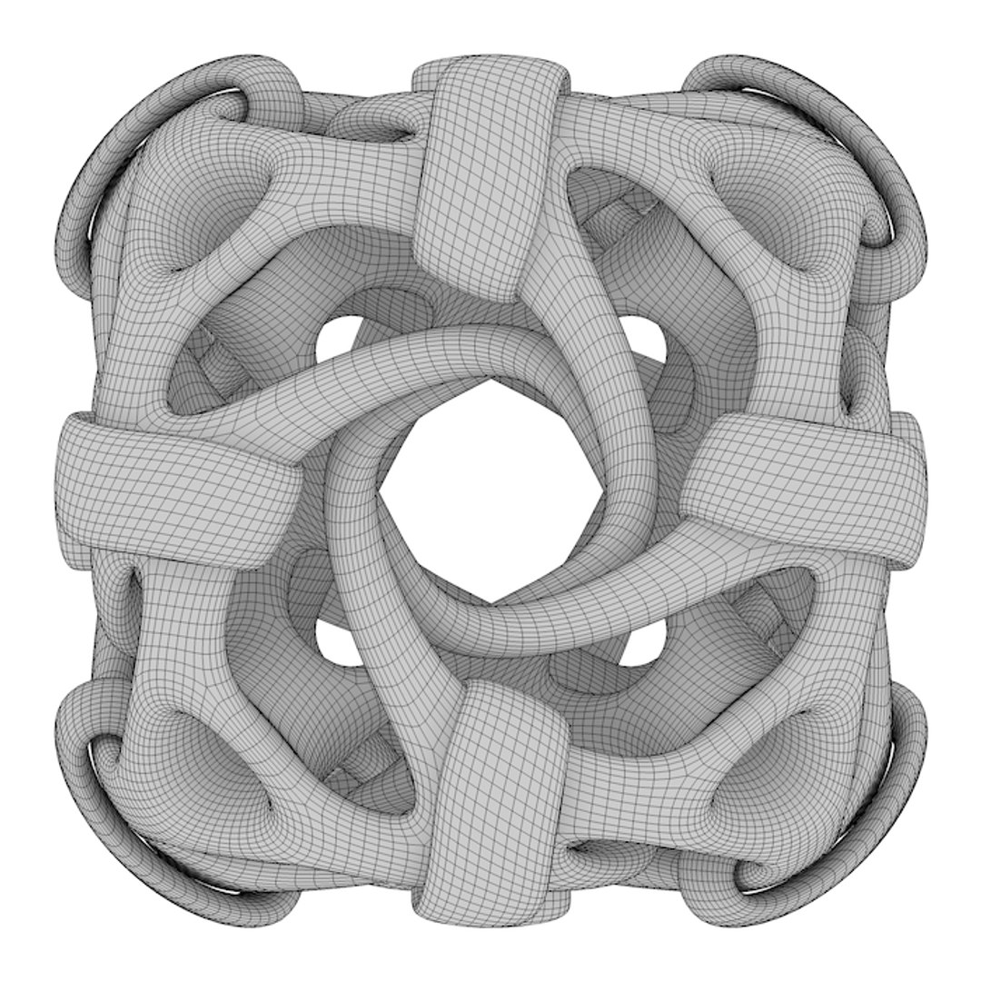 Abstract cube 3D model - TurboSquid 1507499