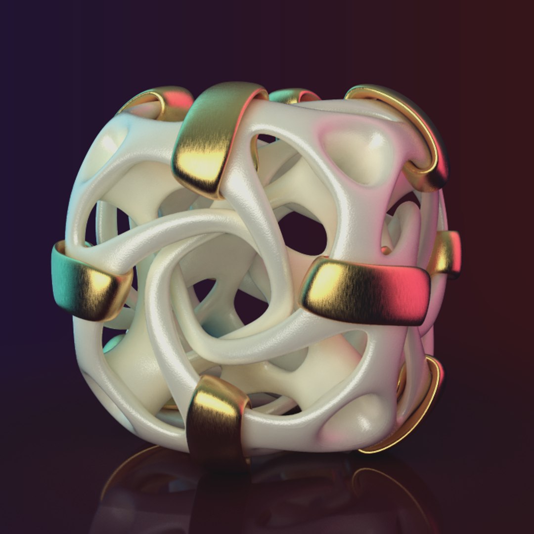 Abstract cube 3D model - TurboSquid 1507499