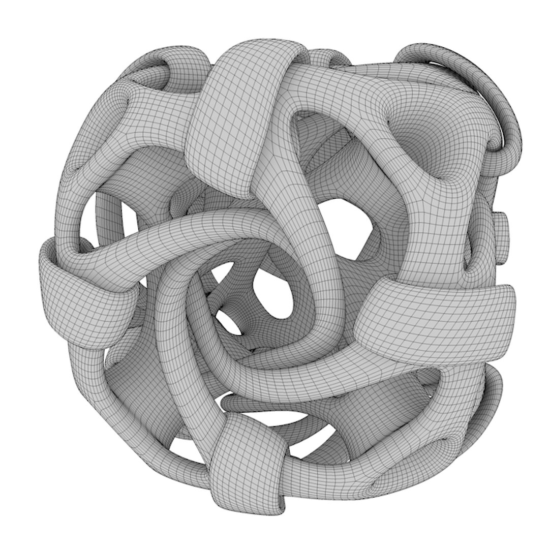 Abstract cube 3D model - TurboSquid 1507499