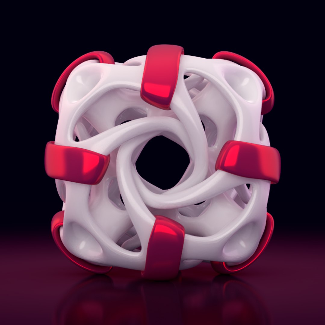 Abstract cube 3D model - TurboSquid 1507499