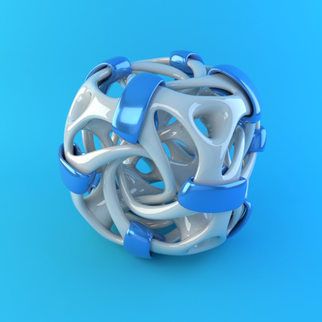 Abstract cube 3D model - TurboSquid 1507499