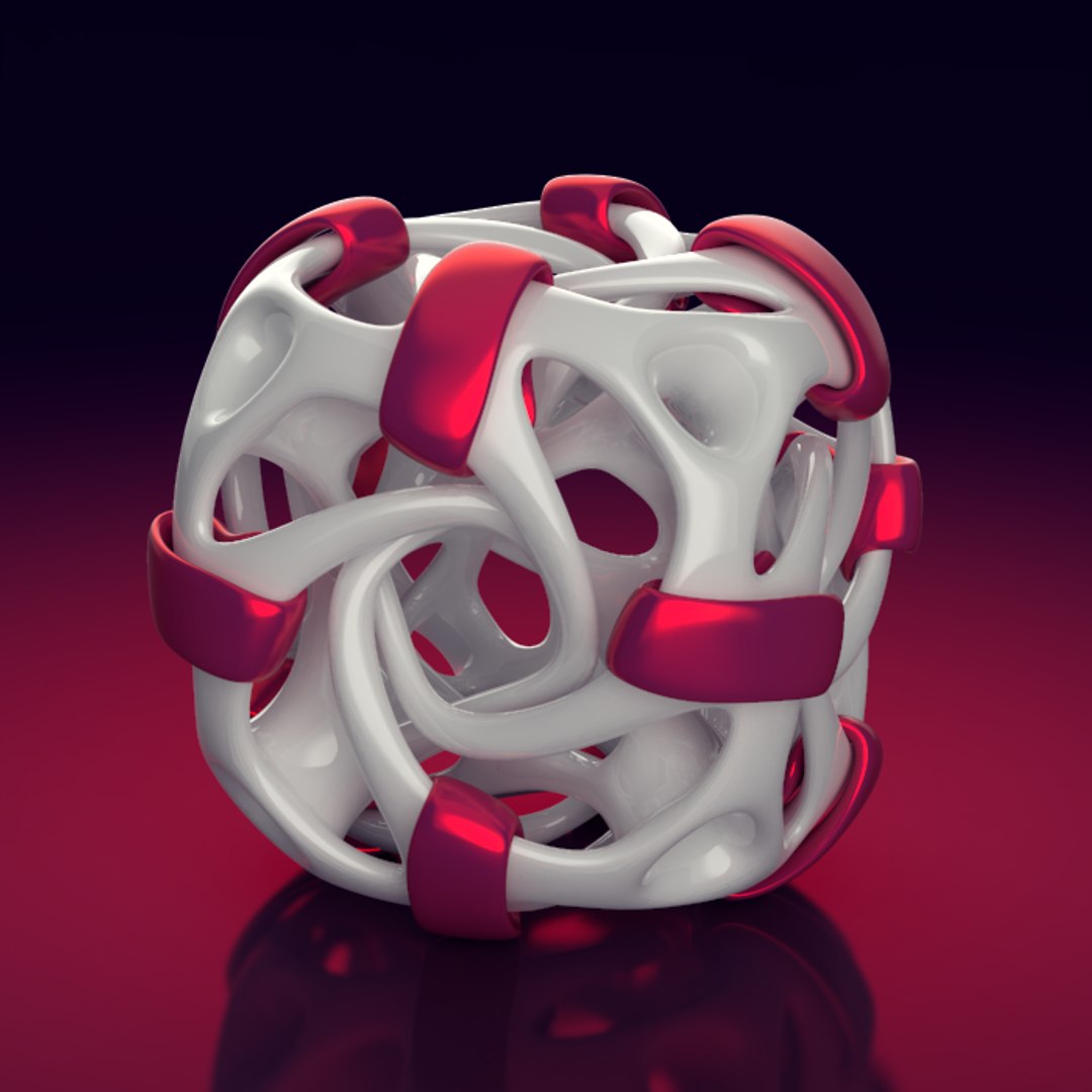 Abstract cube 3D model - TurboSquid 1507499