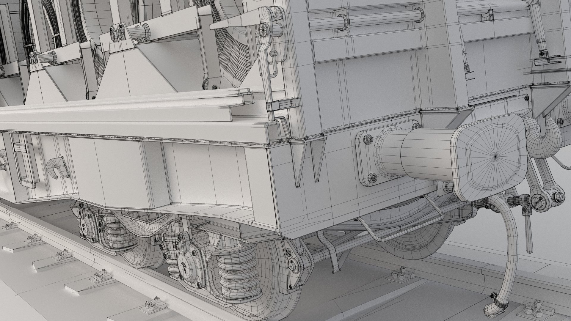 3D Container Train Spool Model - TurboSquid 1524134