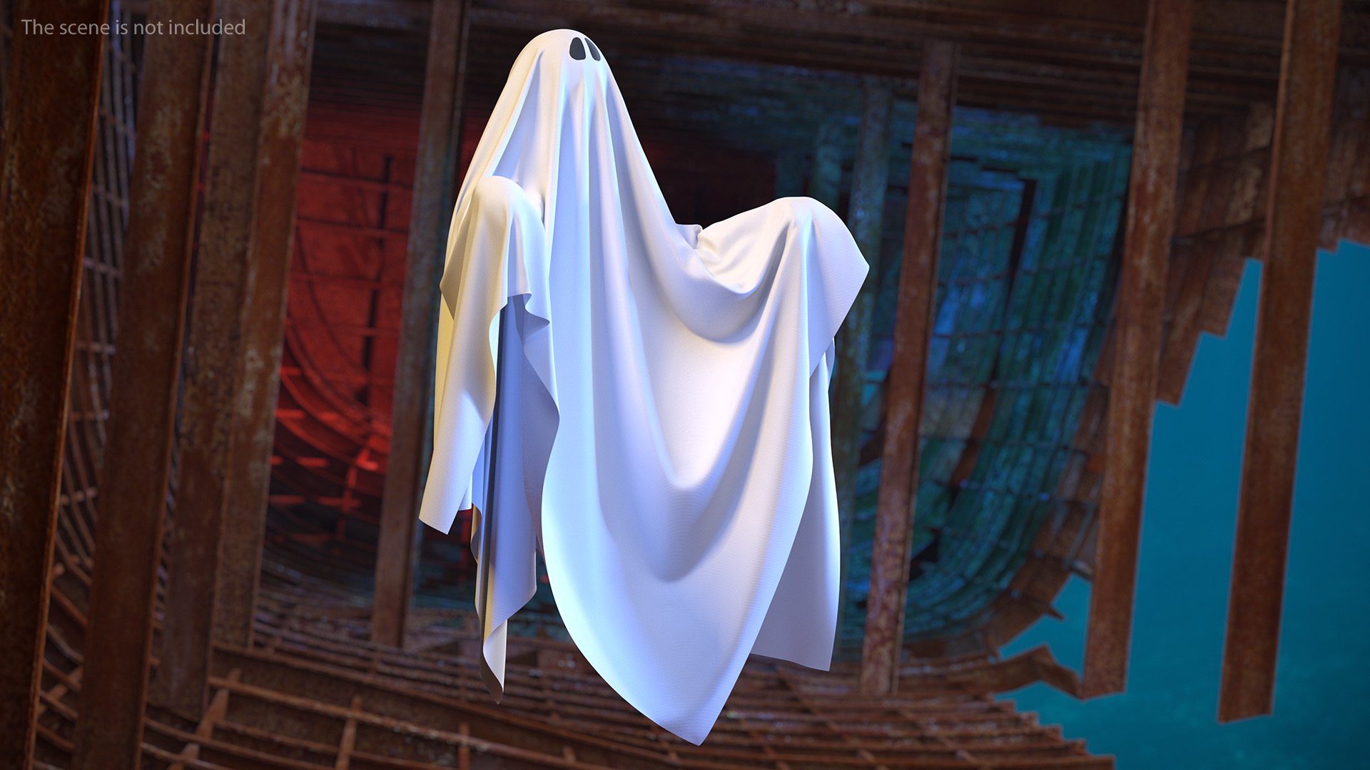 White ghost phantom model - TurboSquid 1524589