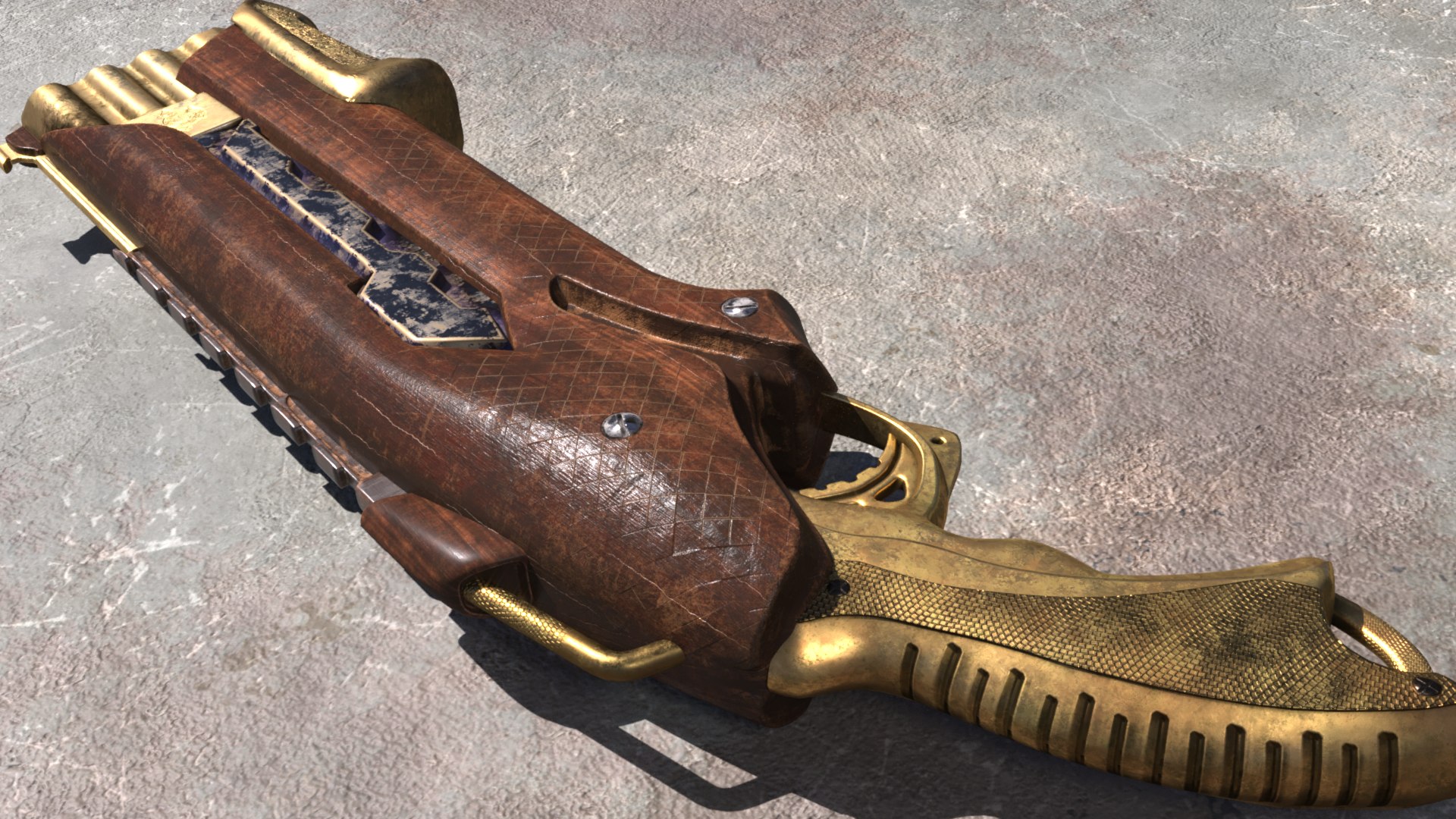 3D Vampire Hunter Gun - TurboSquid 1383690