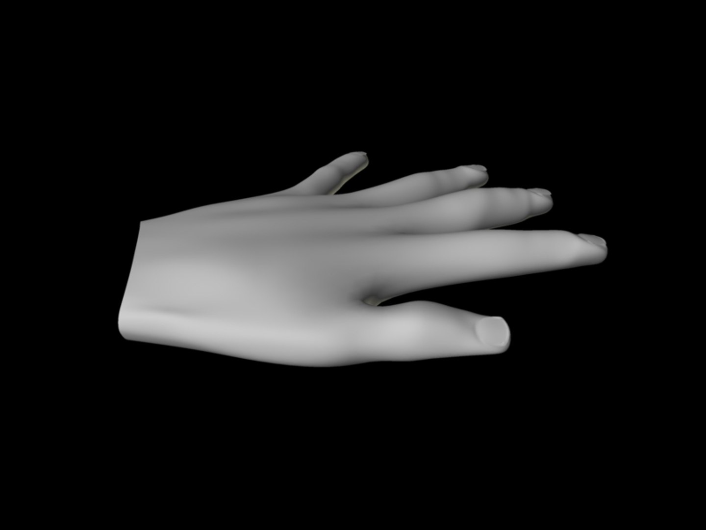 realistic hand 3ds
