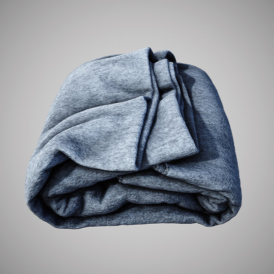 Folded Cloth Blanket Obj