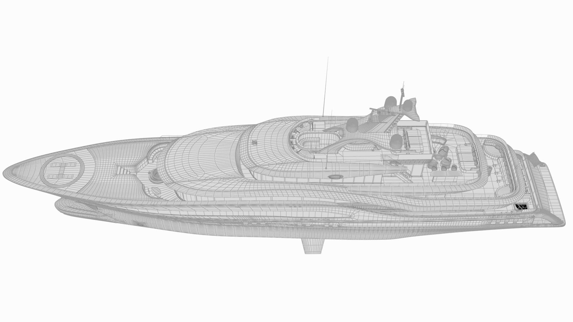 TurquoiseGo Superyacht 3D - TurboSquid 2357364