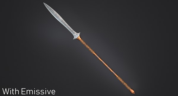 3D model fantasy spear - TurboSquid 1368727
